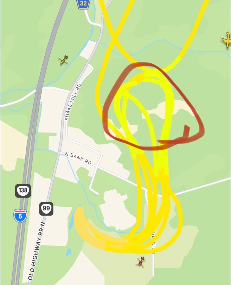 Crews Fighting 1 Acre Fire North of North Bank Road Entrance