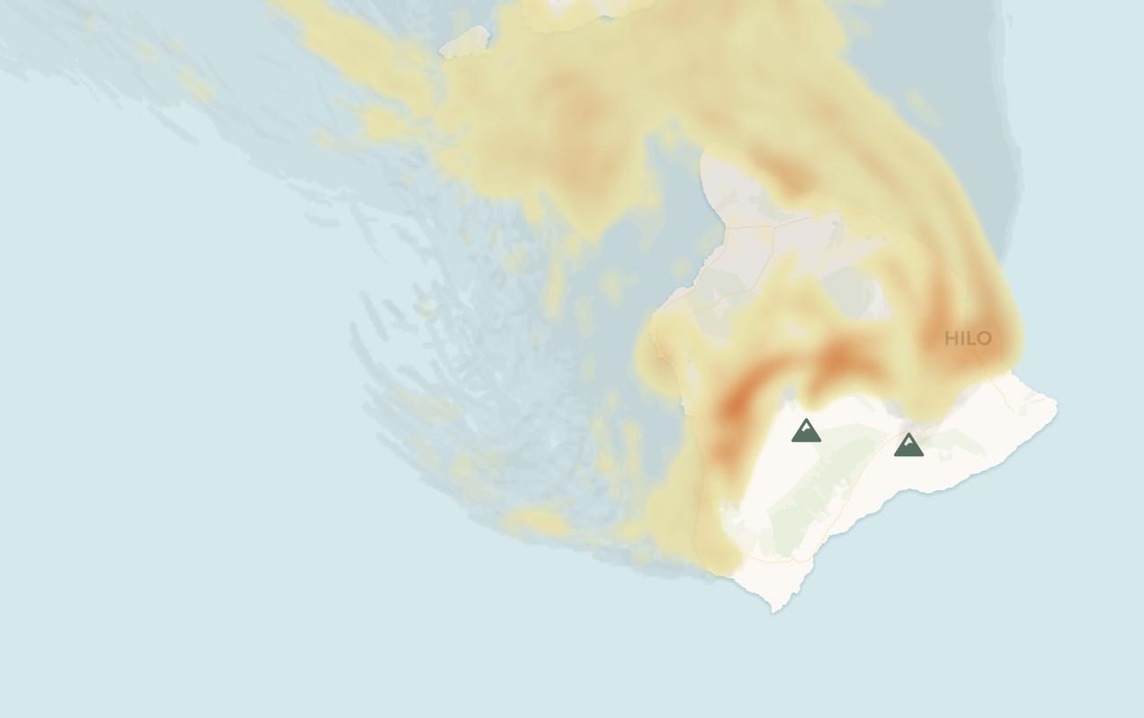 Updated Online Vog Dispersion Model Released