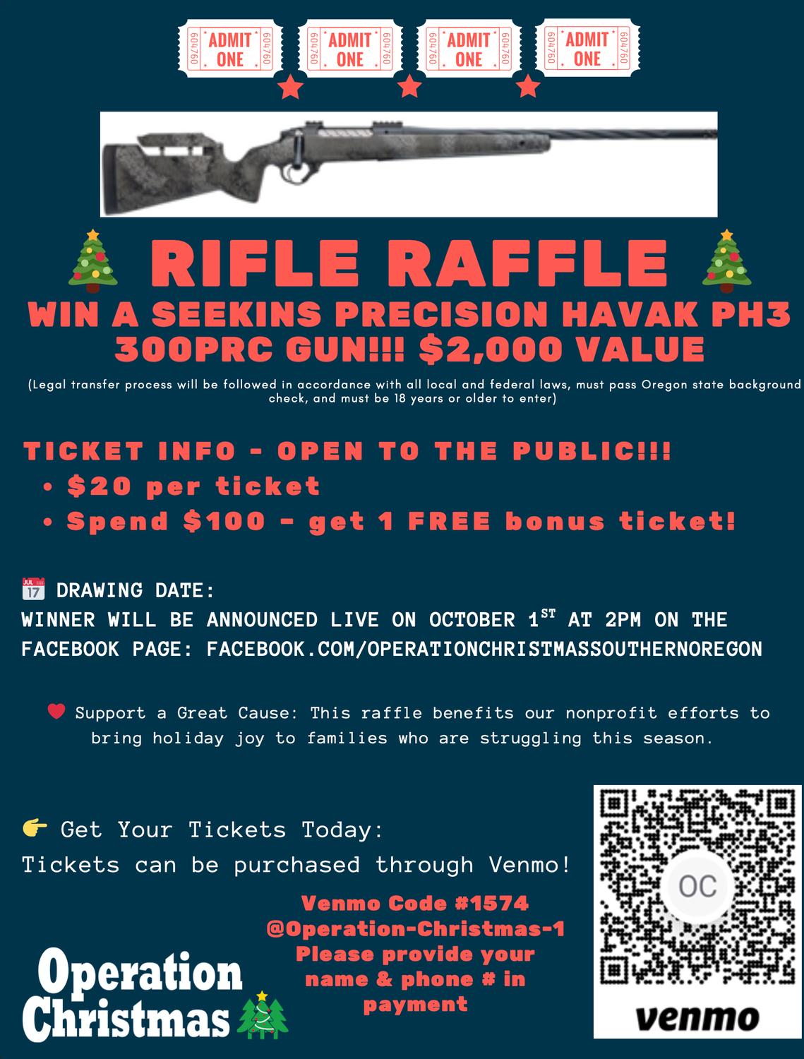 Operation Christmas Rifle Raffle — Roseburg Tracker