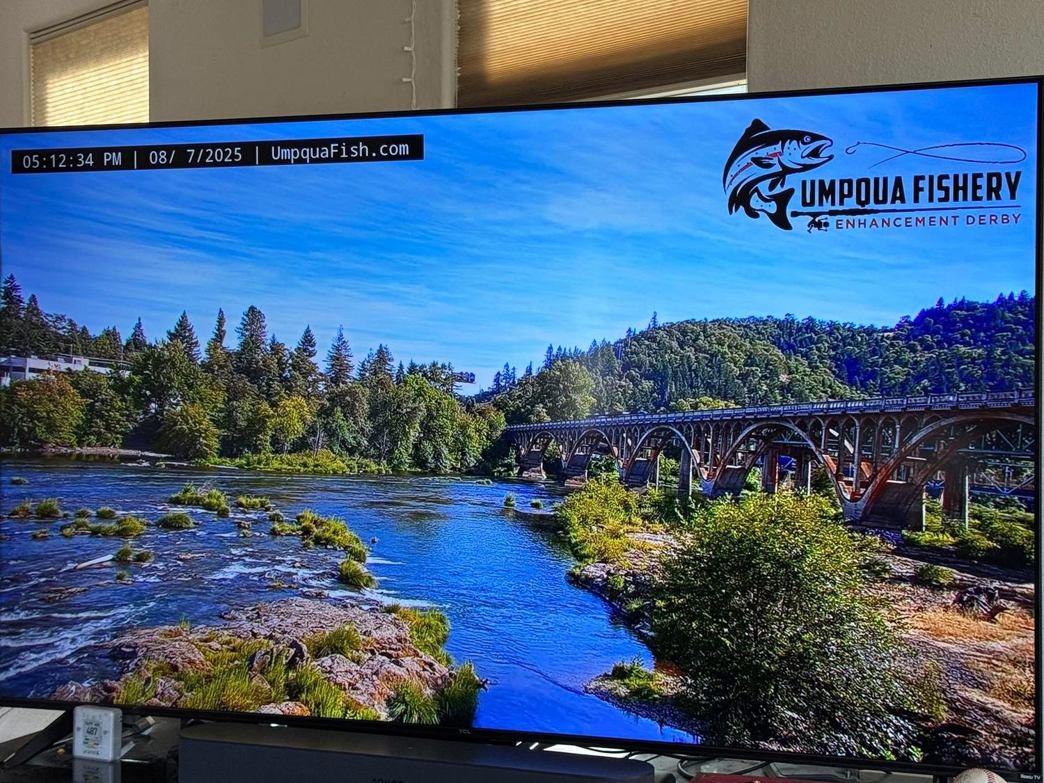 Umpqua Live Fish Cam (Staff) on Umpqua Live Fish Cam: "We got the new ...