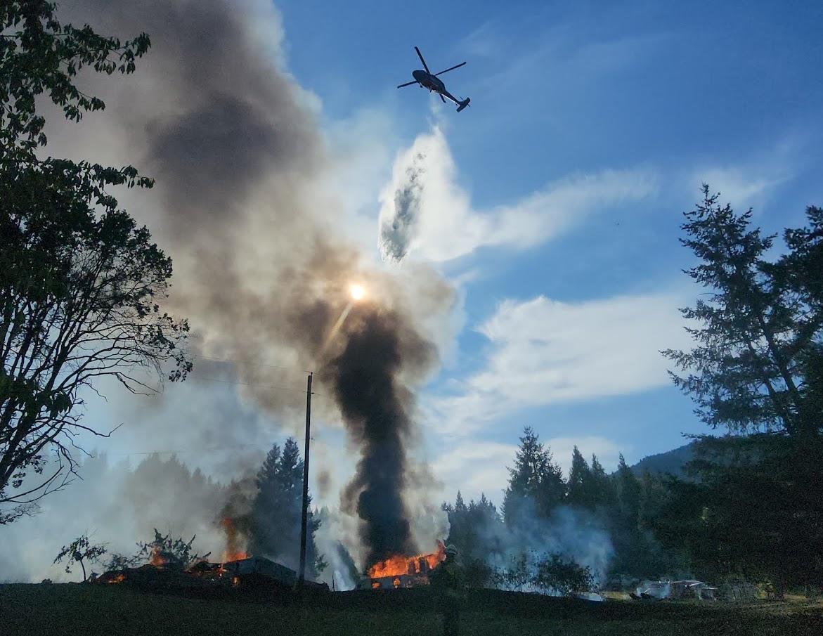 Cole Road Fire Burns 3.85 Acres, Several Outbuildings and Vehicles, No ...