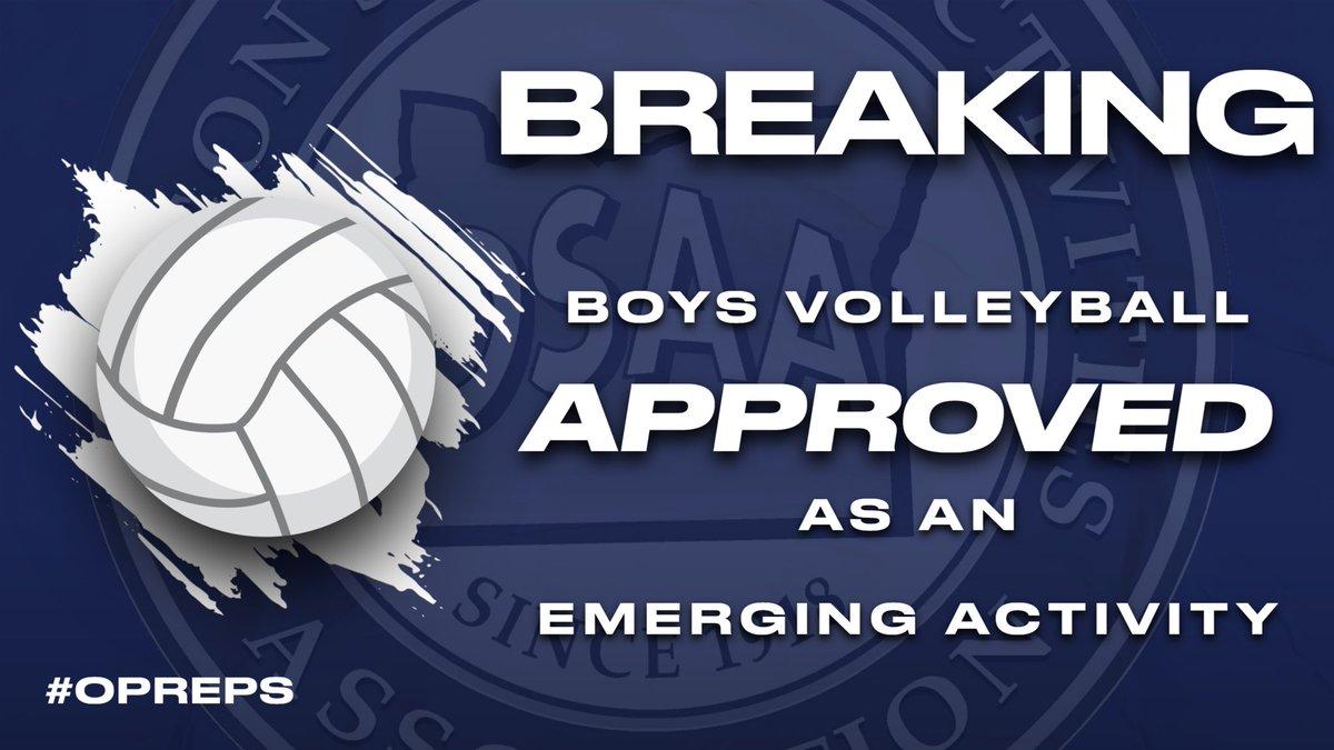 OSAA Announces Boys Volleyball Approval as an Emerging Activity